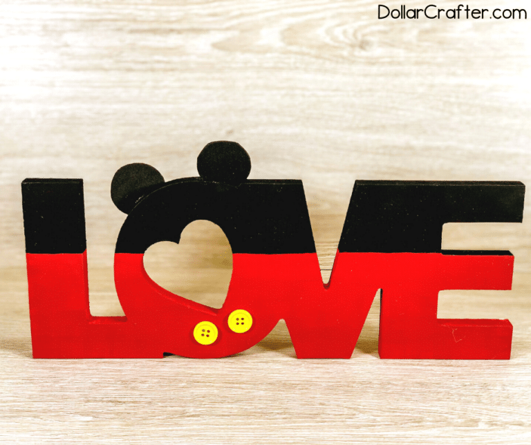 DIY Disney Love Signs ⋆ Dollar Crafter