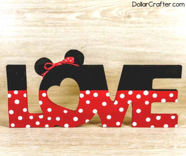 DIY Disney Love Signs ⋆ Dollar Crafter