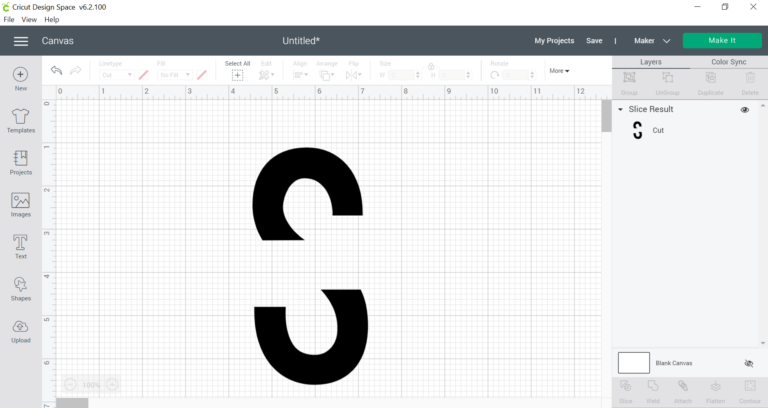How to Make a Split Monogram on Cricut Design Space ⋆ Dollar Crafter