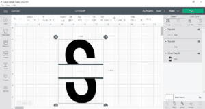 How to Make a Split Monogram on Cricut Design Space ⋆ Dollar Crafter