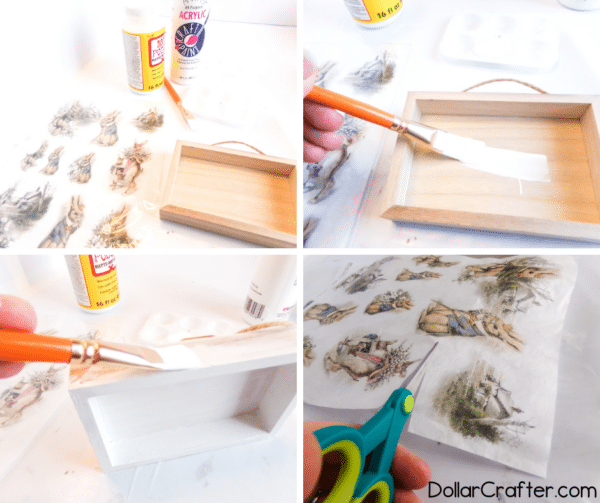 Homemade Easter Dollar Tree Tray ⋆ Dollar Crafter
