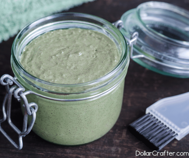 Homemade Aloe Green Tea Face Mask ⋆ Dollar Crafter
