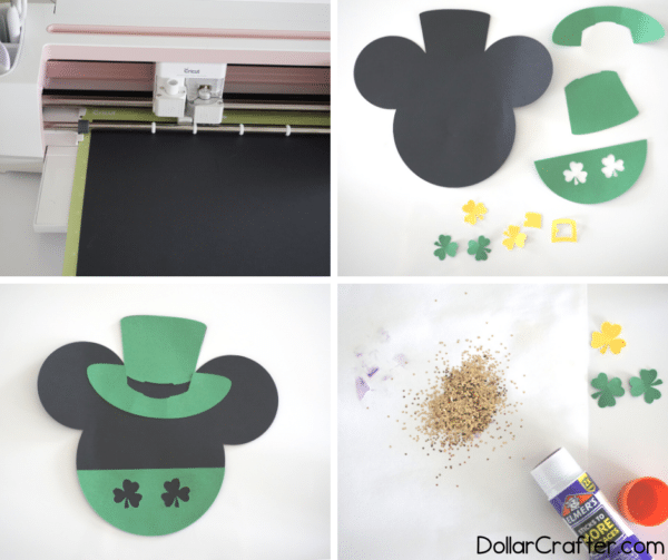 St. Patrick's Day Mickey Mouse Paper Craft ⋆ Dollar Crafter