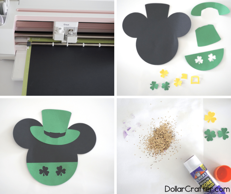 St. Patrick's Day Mickey Mouse Paper Craft ⋆ Dollar Crafter