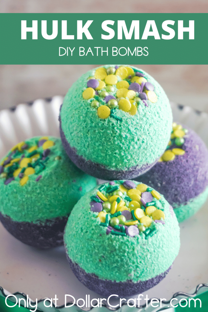 DIY Hulk Bath Bombs: Relax with a Superhero Surprise ⋆ Dollar Crafter