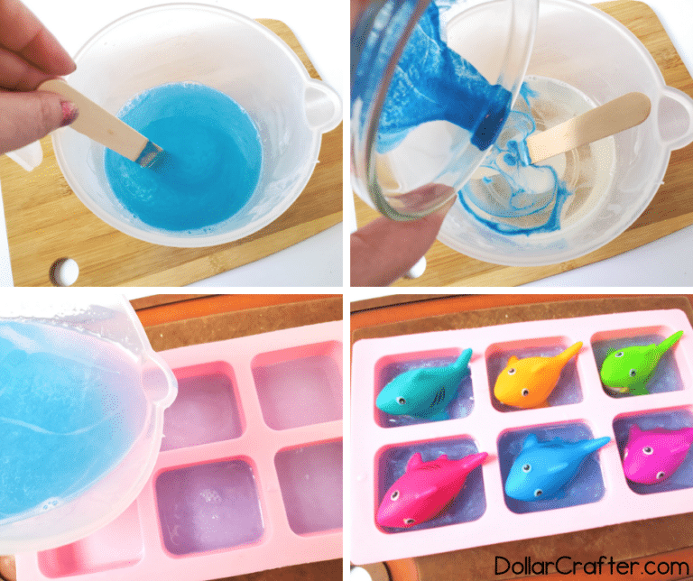 DIY Baby Shark Soap Bars for Kids ⋆ Dollar Crafter
