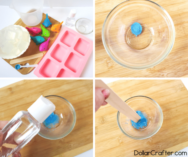 DIY Baby Shark Soap Bars for Kids ⋆ Dollar Crafter