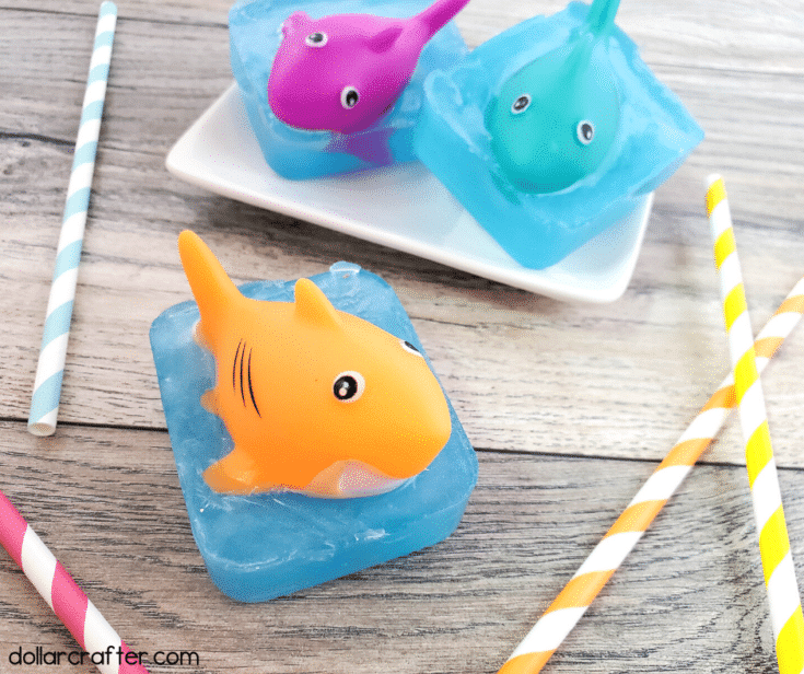 DIY Baby Shark Soap Bars for Kids ⋆ Dollar Crafter
