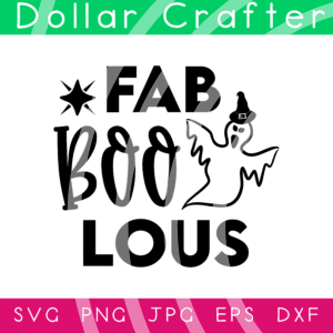 Fab BOO lous SVG Cut File Set for Cricut or Silhouette ⋆ Dollar Crafter