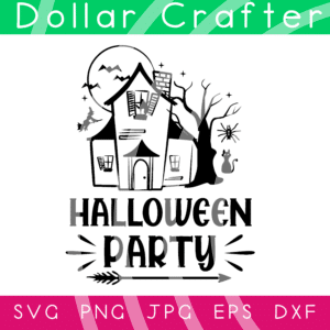 Halloween Party SVG Cut File Set for Cricut or Silhouette ⋆ Dollar Crafter