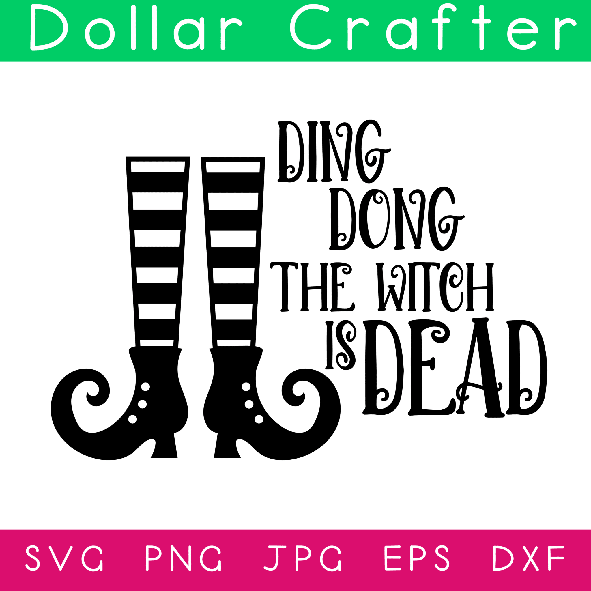 Ding Dong the Witch is Dead SVG Cut File Set for Cricut or Silhouette ⋆ ...