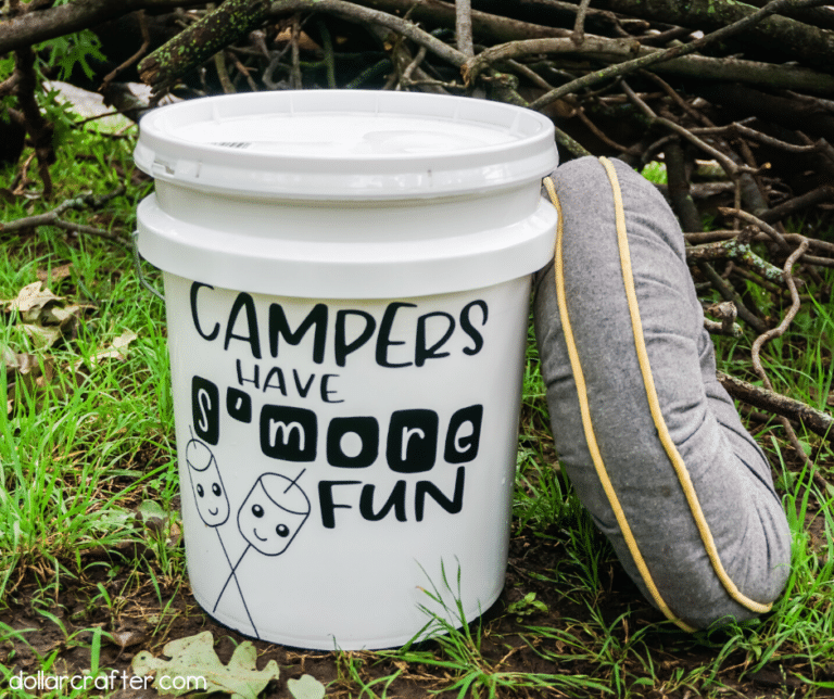 DIY Campers Have S'more Fun Glow in the Dark Camping Bucket Seat ⋆ ...