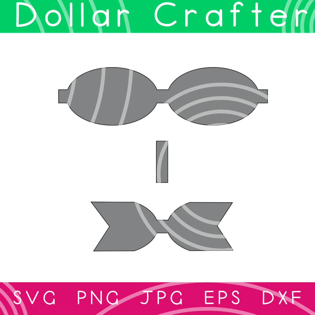 Hair Bow SVG Cut File Set for Cricut or Silhouette ⋆ Dollar Crafter