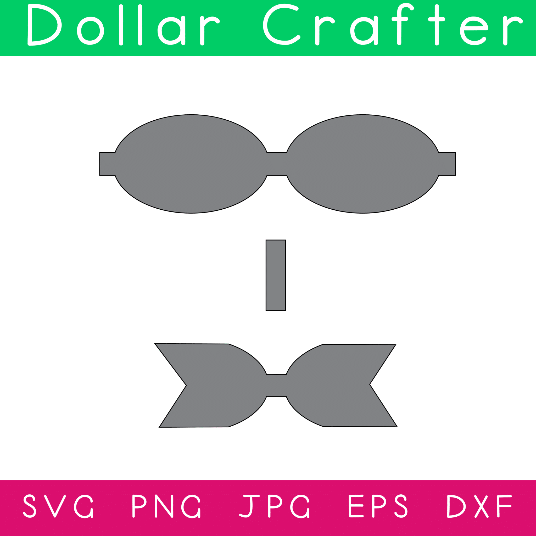 Hair Bow SVG Cut File Set for Cricut or Silhouette ⋆ Dollar Crafter
