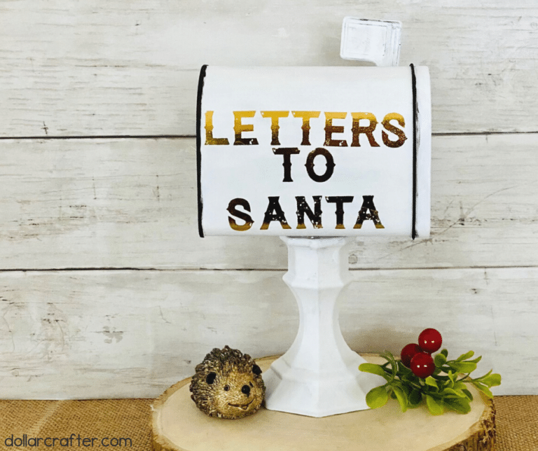 Letters to Santa DIY Mailbox ⋆ Dollar Crafter