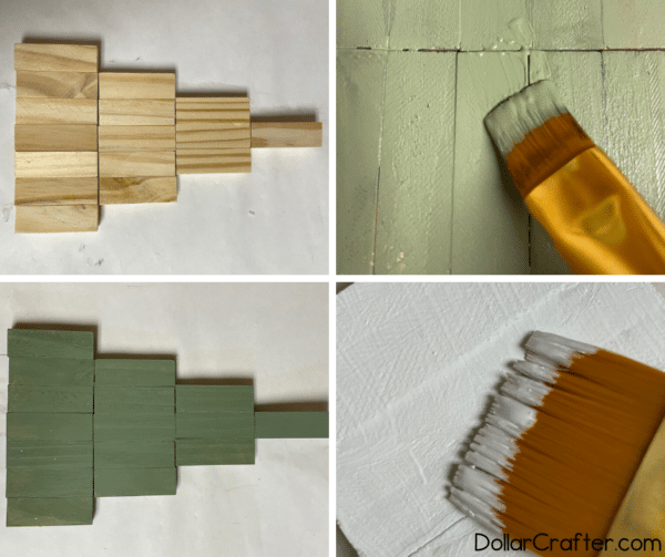 DIY Jenga Block Christmas Tree ⋆ Dollar Crafter