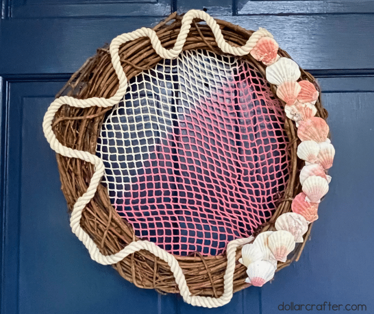 Bring the Beach to Your Front Door with This DIY Coastal Shell Wreath ⋆ ...