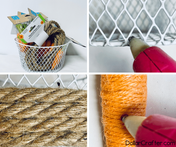 DIY Dollar Tree Carrot Basket ⋆ Dollar Crafter