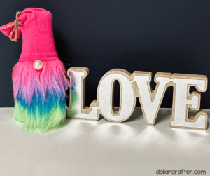 Budget-Friendly Rainbow Gnome Craft with Dollar Tree Supplies ⋆ Dollar ...