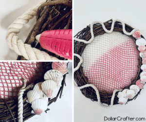 Bring the Beach to Your Front Door with This DIY Coastal Shell Wreath ⋆ ...