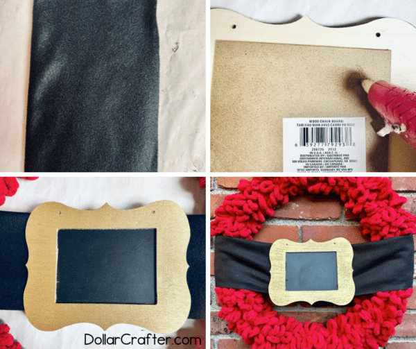 DIY Santa Belt Wreath ⋆ Dollar Crafter